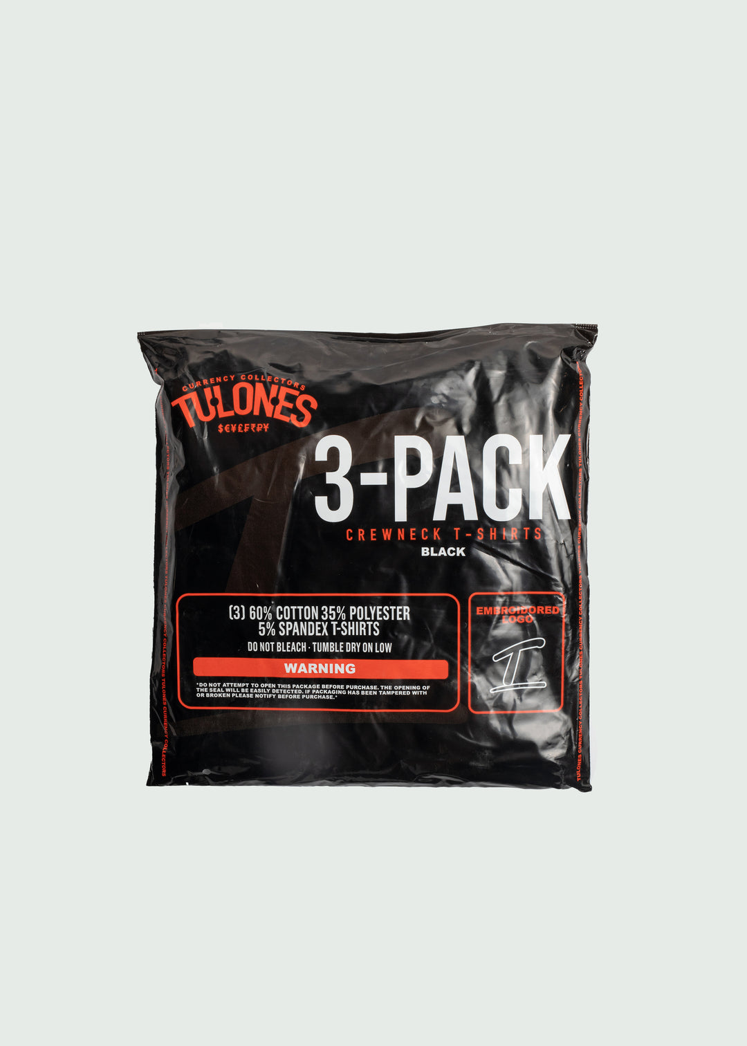 Black Pack Of Tees 3 Pack – Tulones